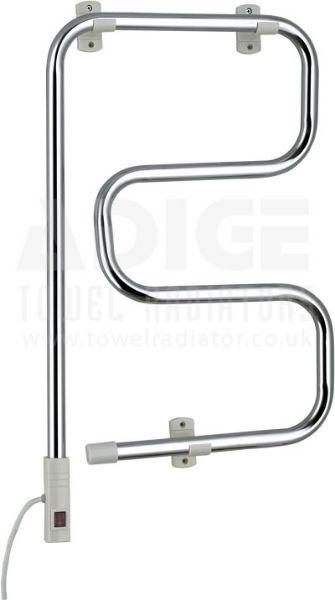 400mm Wide 740mm High Electric Towel Rail in Chrome