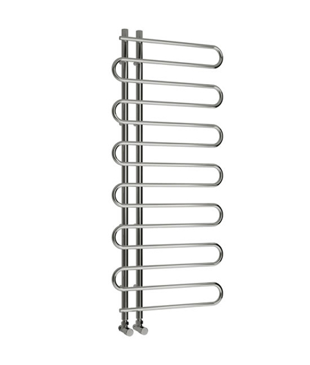 JESI 600mm Wide 1400mm High Chrome Designer Towel Radiator