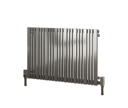 VERSA 540mm Wide 600mm High Stainless Steel Designer Radiator