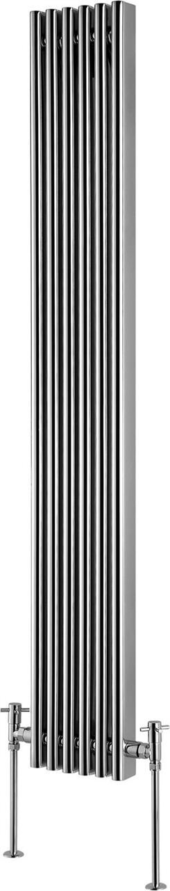 AMARA 280/1600mm Chrome Vertical Radiator 6 tubes