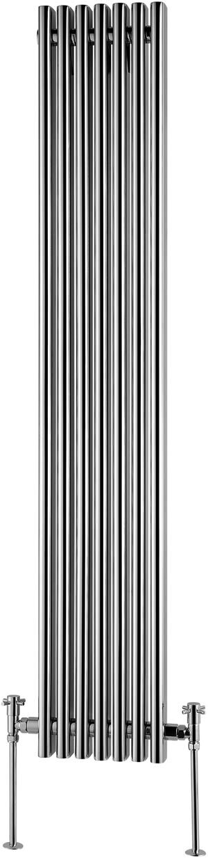 AMARA 320/1600mm Chrome Vertical Radiator 7 Tubes