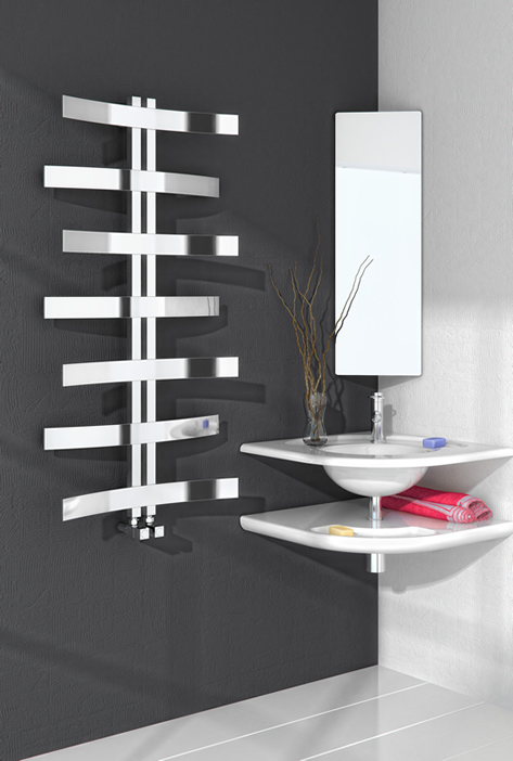 LIONI 600mm Wide 1200mm High Stainless Steel Designer Radiator