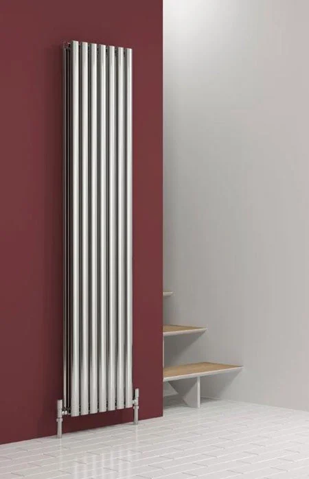 NEROX 295mm Wide 1800mm High Vertical Radiator - Satin Double