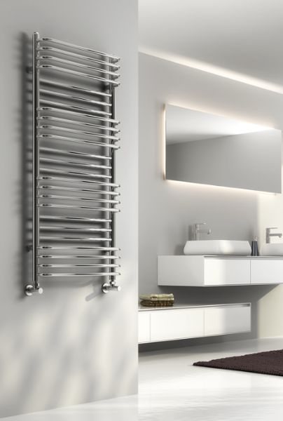 MARCO 500mm Wide 1100mm High Chrome Designer Radiator