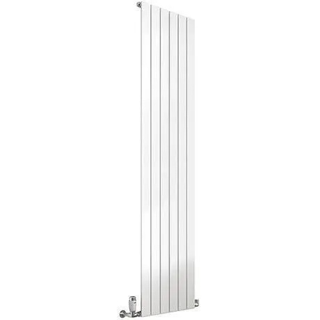 FLAT 440mm Wide 1800mm High Designer Bathroom Radiator - White Single
