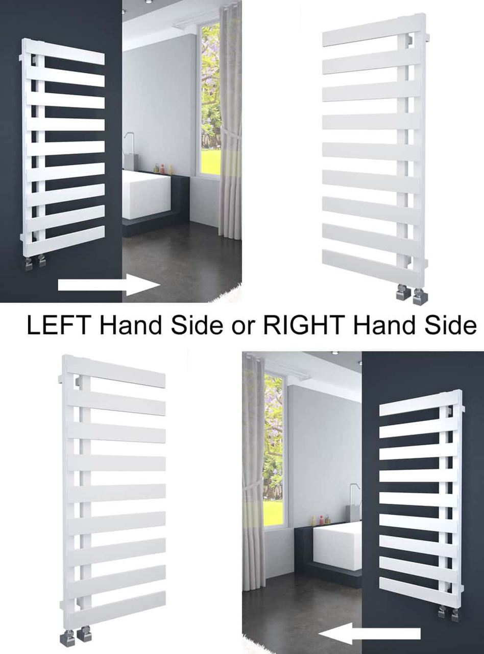 EMRENO Series Open End Towel Radiator | 500x1200, White