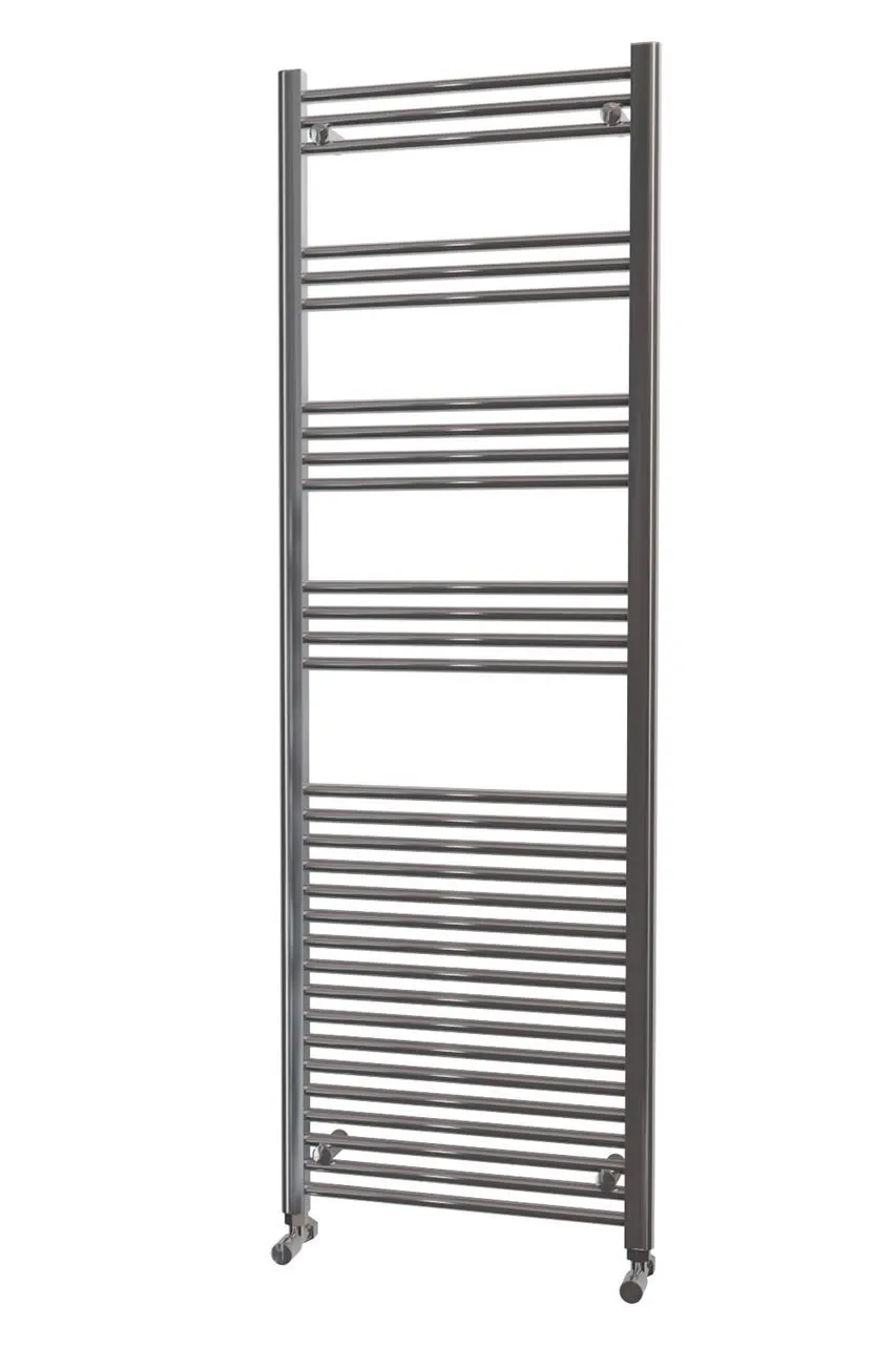 600mm Wide 1800mm High Chrome Towel Radiator