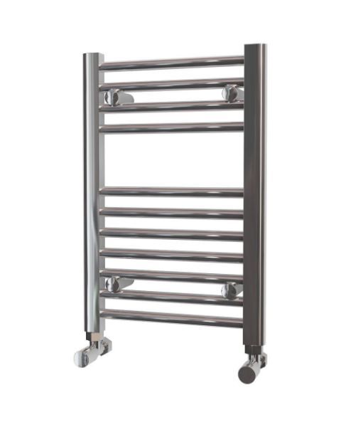 400mm Wide 600mm High Chrome Towel Radiator
