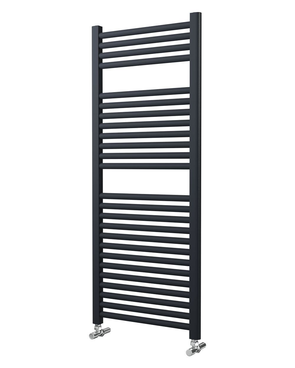 500mm Wide 1230mm High Anthracite Towel Radiator