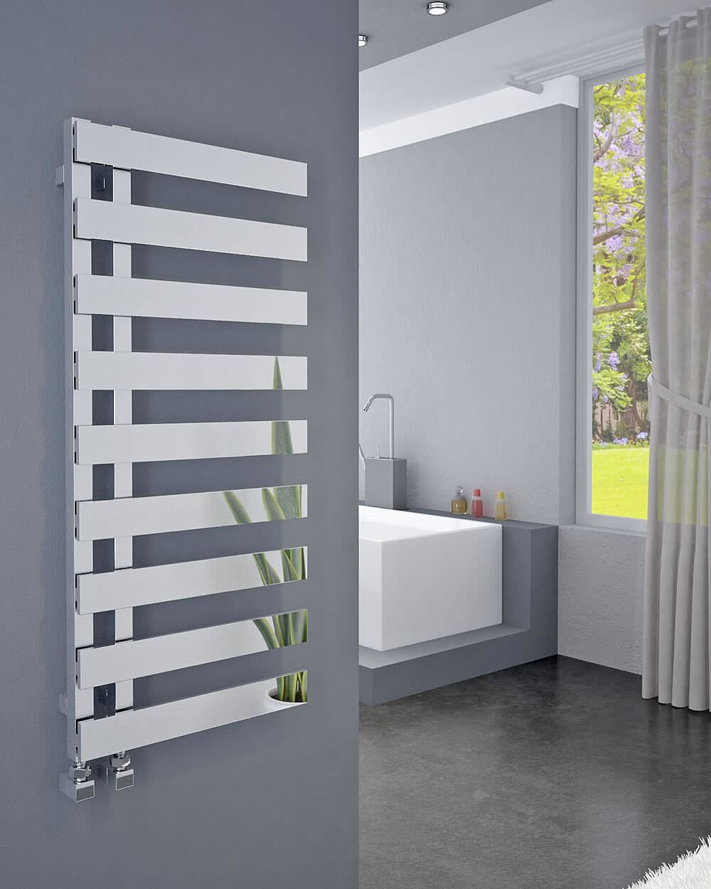 EMRENO Open End Towel Radiator | 500x1200mm, Chrome