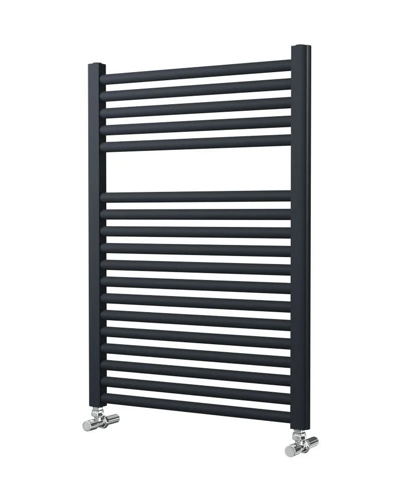 600mm Wide 842mm High Anthracite Towel Radiator