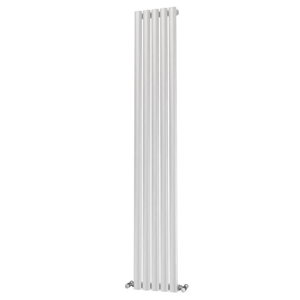 VERTICA 1800x290mm White Single Oval Tube Vertical Radiator