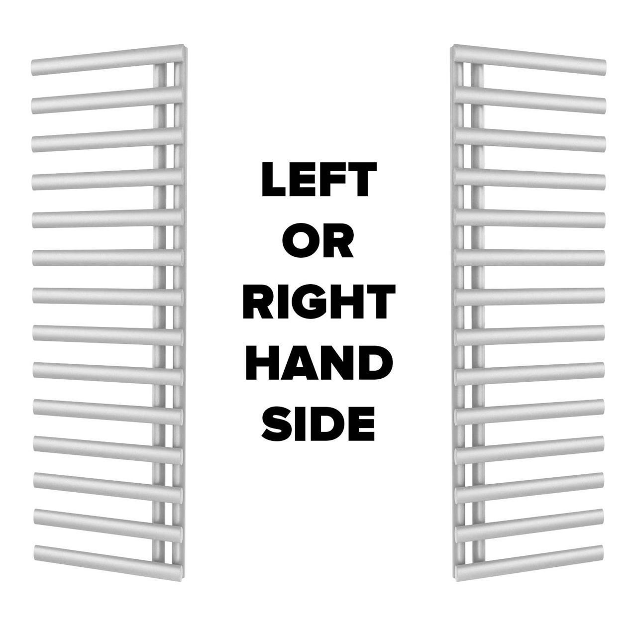 LALLINA 500mm Wide 1592mm High White Designer Towel Rail