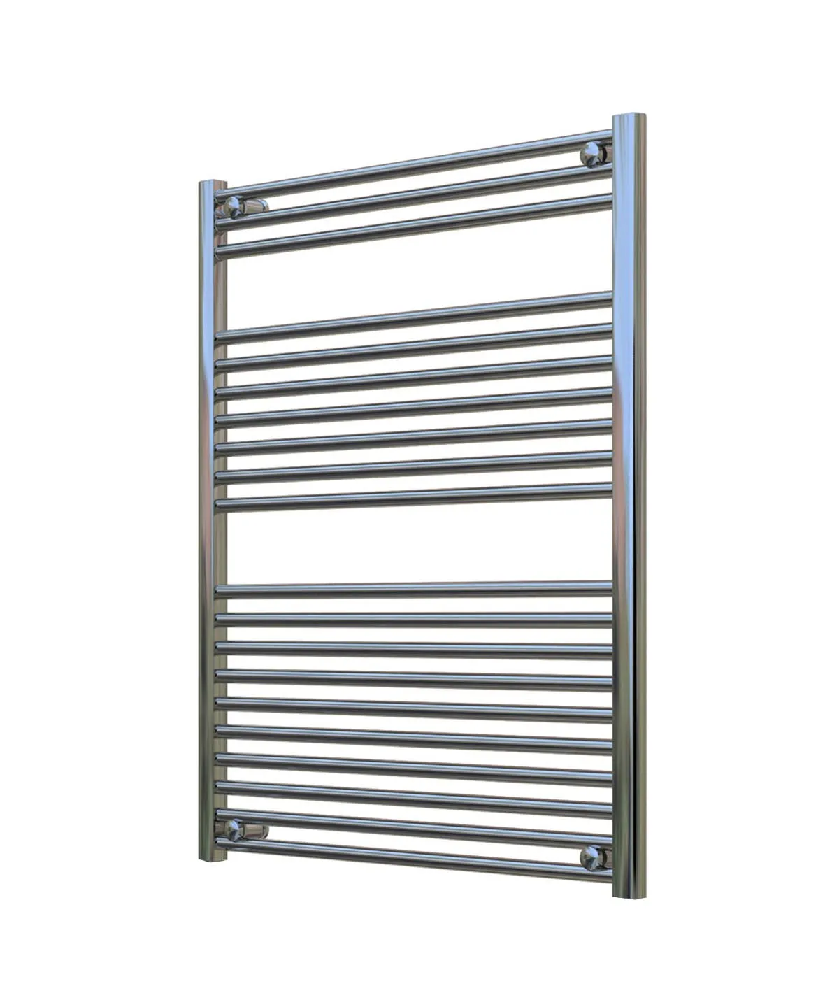 800mm Wide 1000mm High Chrome Flat Towel Radiator