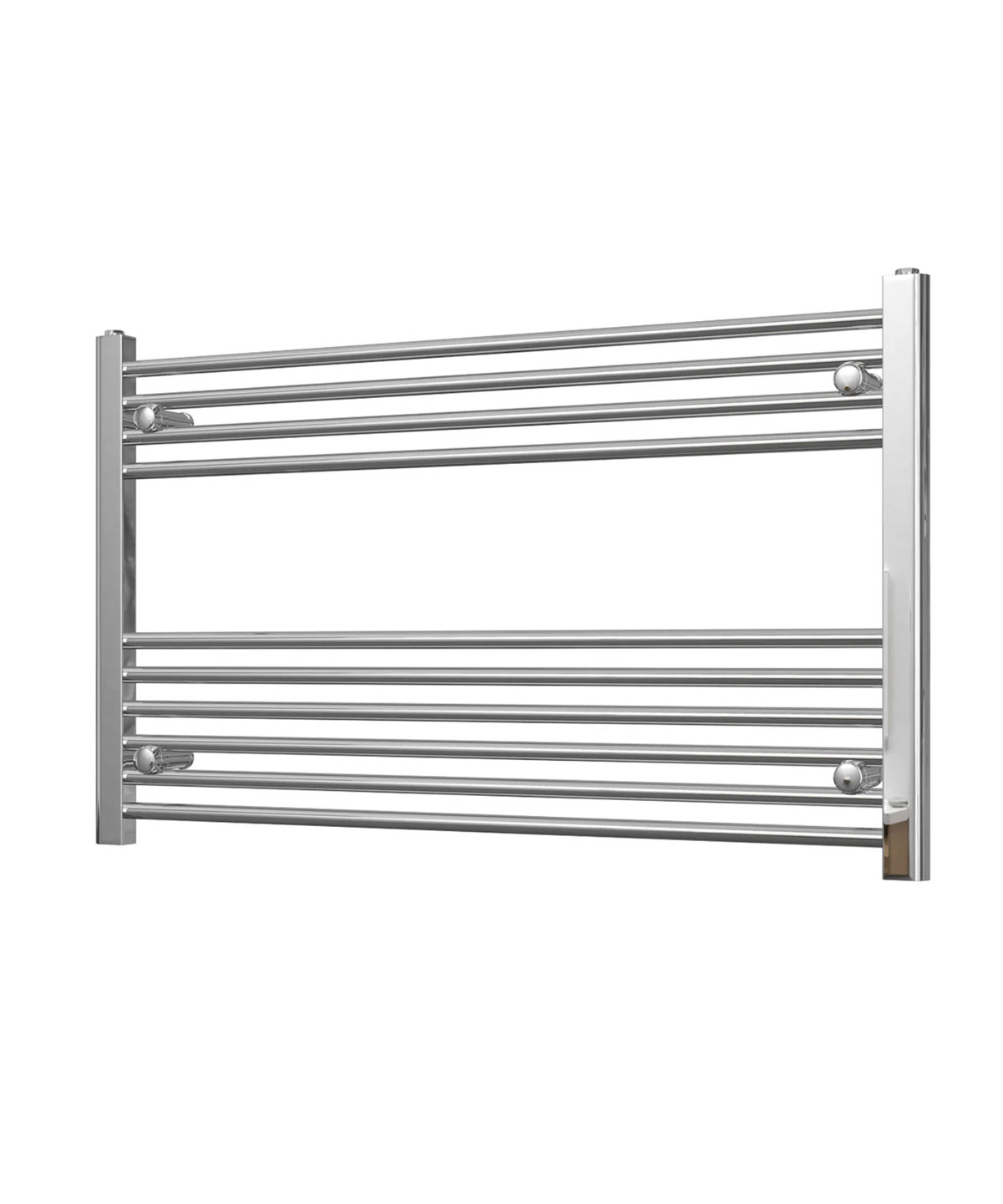 1000mm Wide 600mm High Chrome Towel Radiator